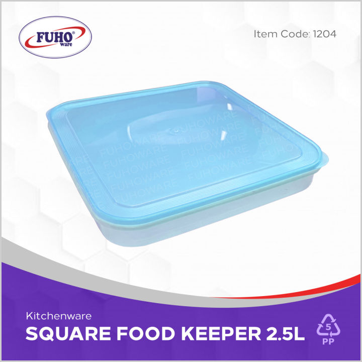 FUHO 2.5L Food Keeper 2pcs #1204 (Container, Food Keeper, Storage ...