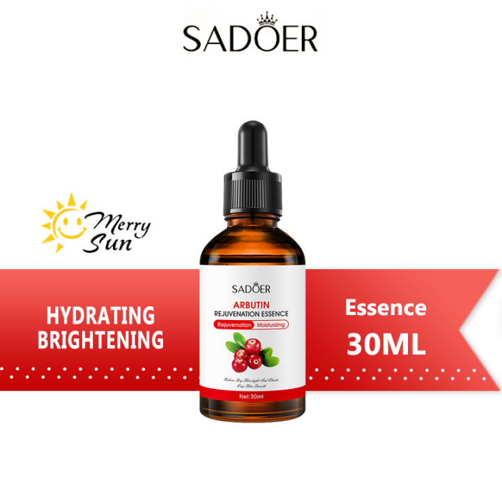 SADOER Alpha arbutin serum Whitening Melasma Dark spot remover Hydrating Brightening Smooth ...
