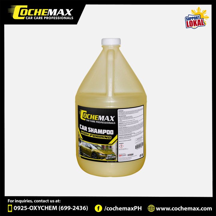 COCHEMAX Car Shampoo High Foaming - 1 Gallon | Lazada PH