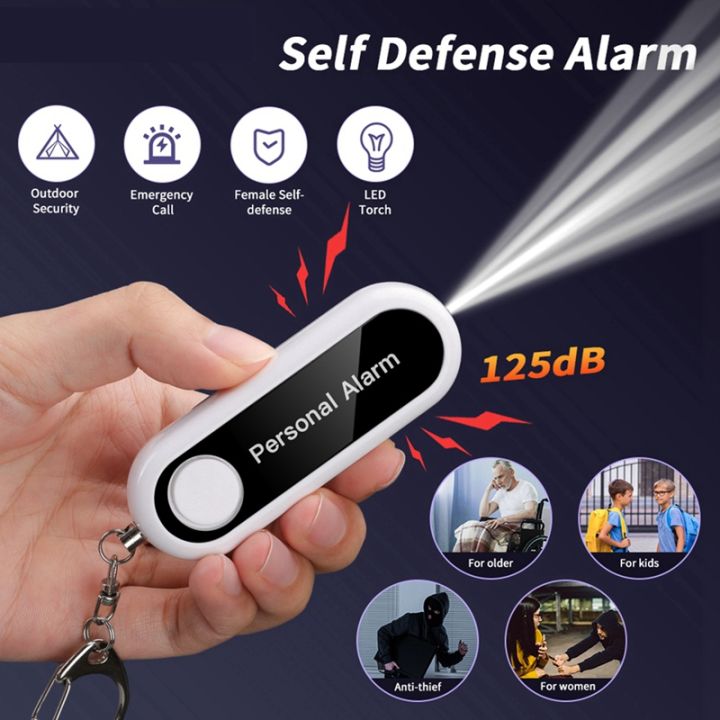 Personal Alarm Alarm 125DB Personal Defenses Siren for Child Women ...