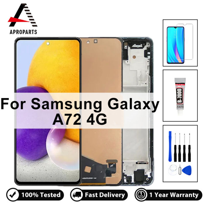 High Quality For Samsung Galaxy A72 4G SM-A725F SM-A725F/DS LCD Display Touch Screen Digitizer ...