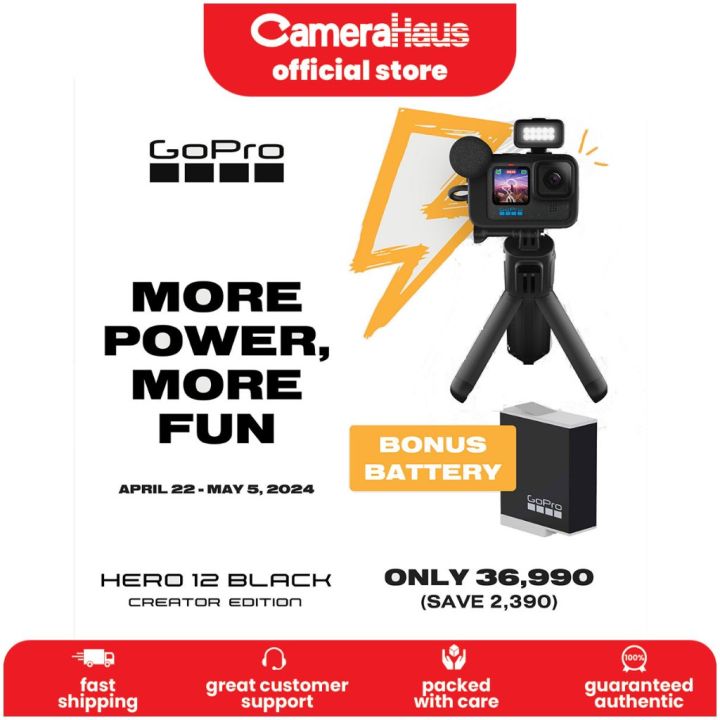 COD GoPro HERO12 Black Creator Edition Bundle | Lazada PH
