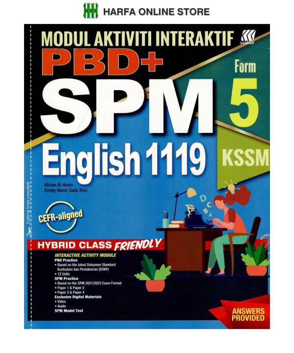 Modul Aktiviti Interaktif Pbd Spm English 1119 Form 5 Kssm Lazada