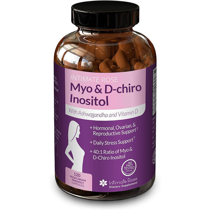 Myo-Inositol & D-Chiro Inositol 40:1 Blend + Vitamin D3 + Ashwagandha ...