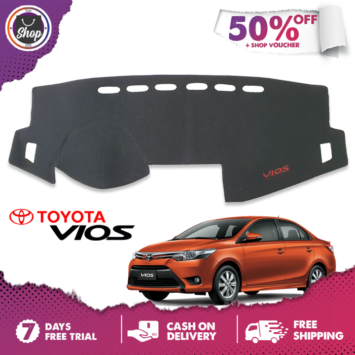 SHOP 101 Toyota Vios 3rd Generation High Quality Non Slip Fiber Dashmat ...