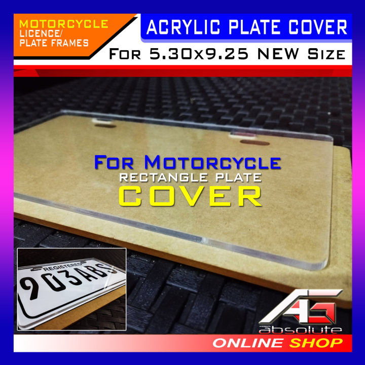 NEW PLATE 2021 (RECTANGLE) - ACRYLIC MOTOR PLATE TRANSPARENT COVER (5. ...