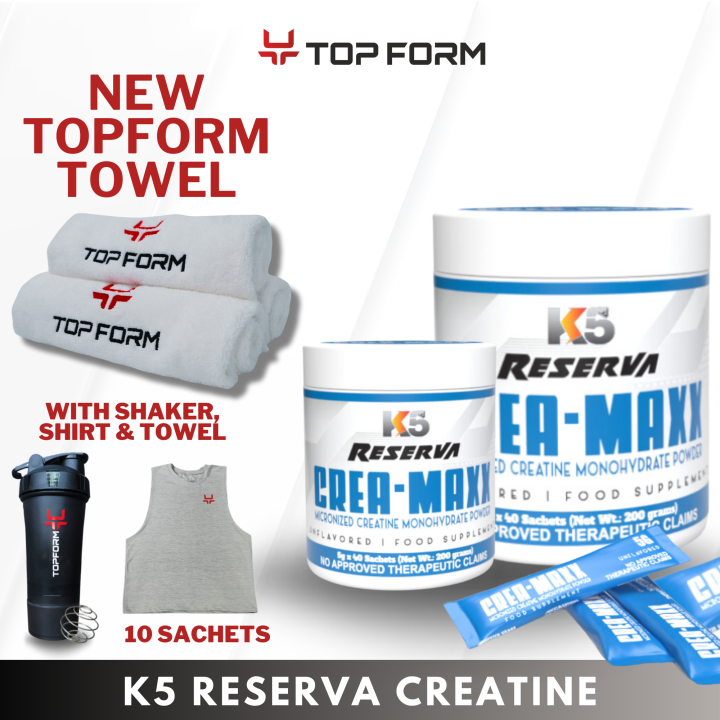 K5 Reserva Crea-maxx Creatine Monohydrate Powder 40 & 80 servings ...