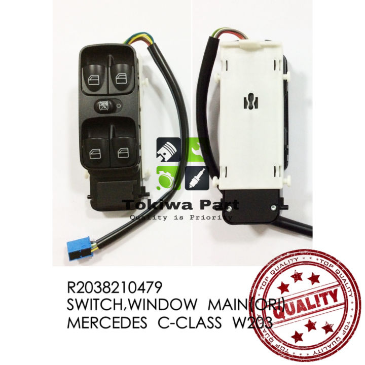 Original Mercedes Benz W203 C Class 2000 2007 Main Power Window Switch ...