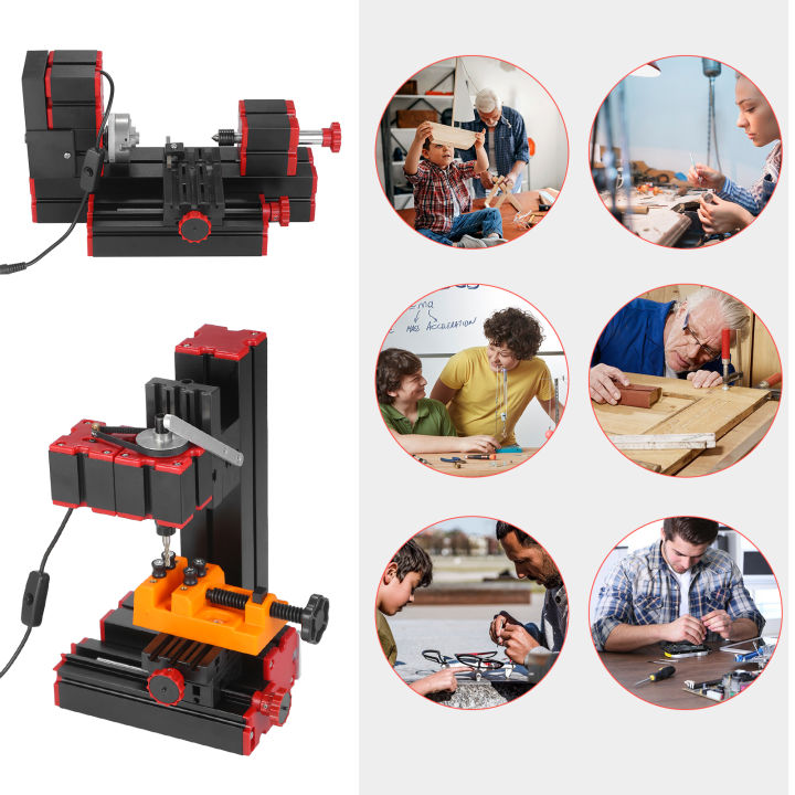 Mini Lathe 9 in 1 Multi Functional Motorized Transformer Multipurpose ...