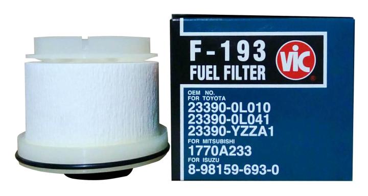 VIC F-193 Fuel Filter for Toyota Innova 2.5 TD Toyota Fortuner 2.5 TD ...