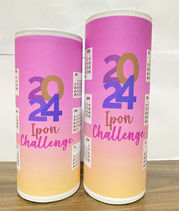 Alkansya: 2024 Calendar Ipon Challenge (Pink) | Lazada PH