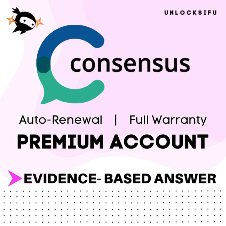 ⚡️𝐂𝐇𝐄𝐀𝐏𝐄𝐒𝐓⚡️Consensus AI Premium Account Evidence-Based Answers, Faster ...