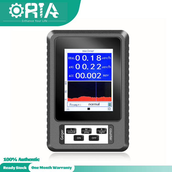 ORIA Nuclear Radiation Detector Geiger Counter High Accuracy Ionizing ...
