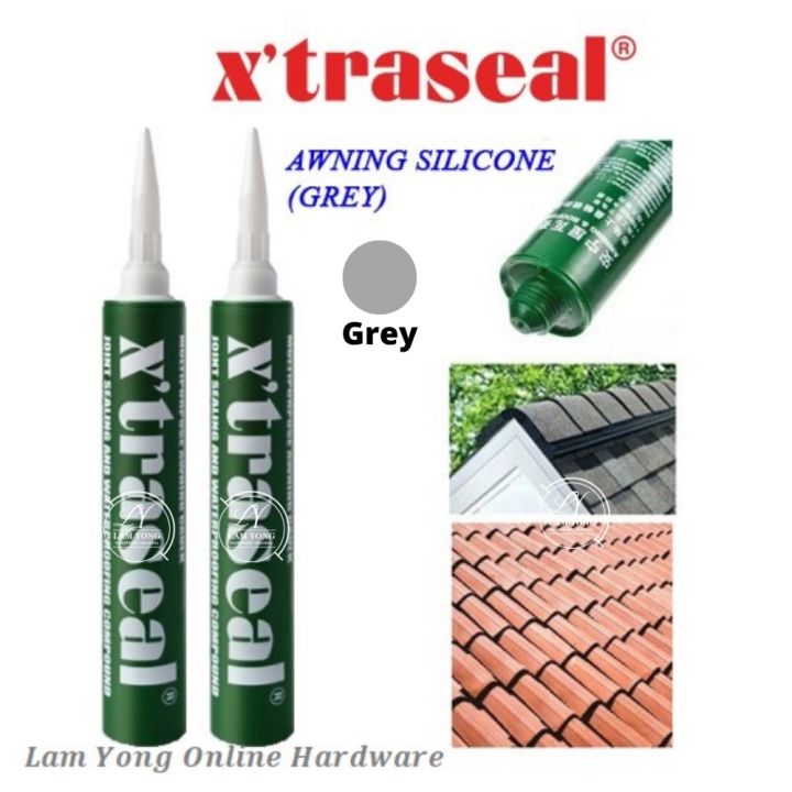 Xtraseal Awning silicone / Silicon / awning caulk / Atap / Metal roofing / Zink awning ...