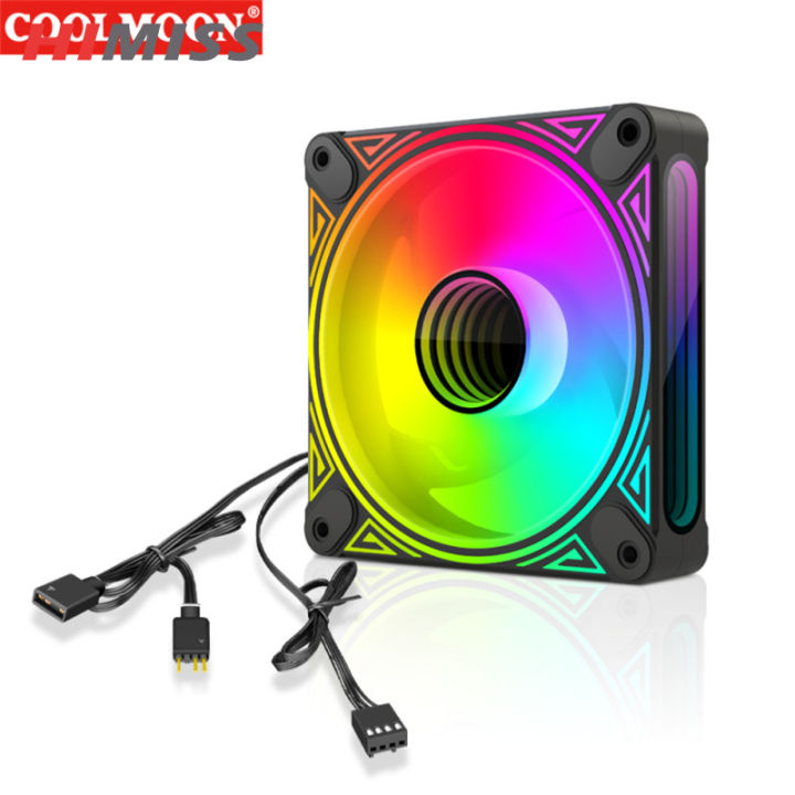 HIMISS COOLMOON DM1 Cooler Fan High Performance Quiet 4.72” Case ...