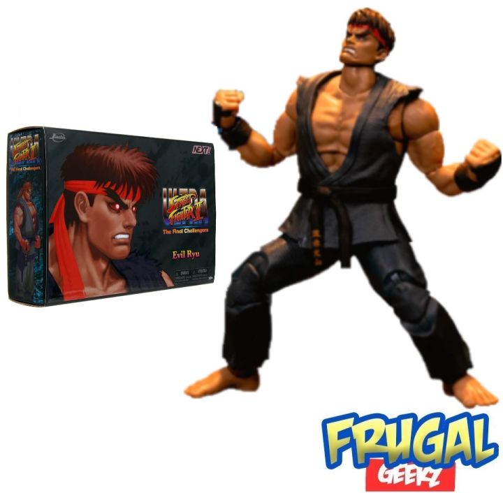 Jada Toys: Ultra Street Fighter II: The Final Challengers - Evil Ryu Deluxe 6" Scale Action ...