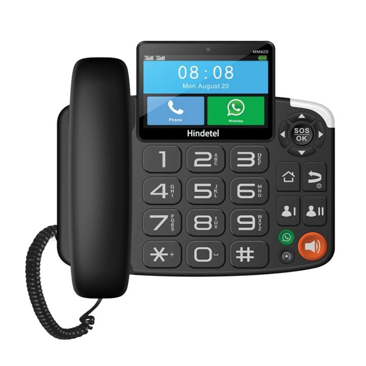 TUYA WIFI Video Recording Phone Cordless SIM Card Phone with 4G Network ...