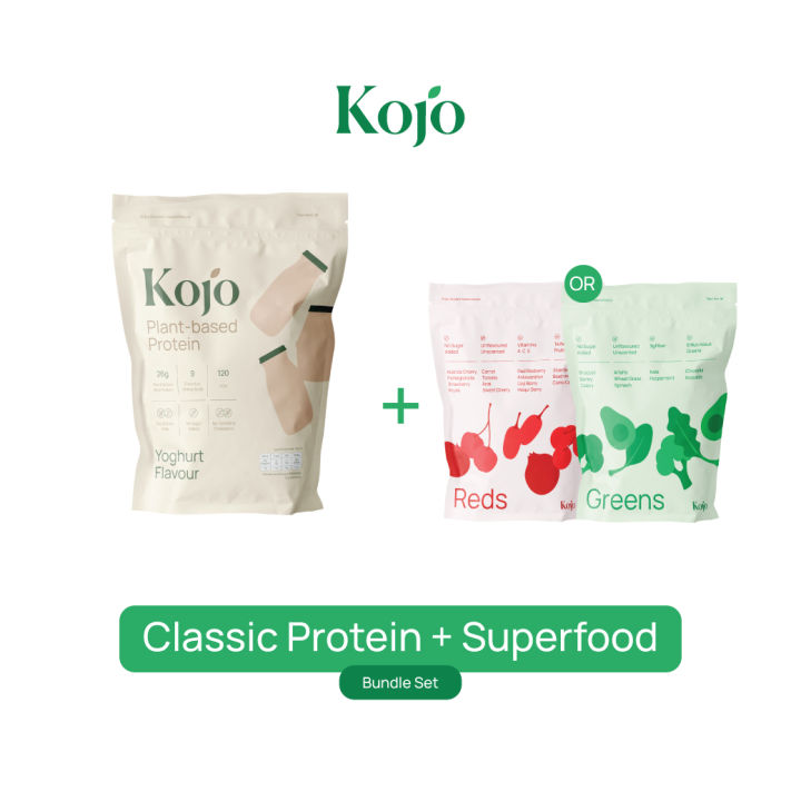 Bundle set 2 bags : Kojo Classic 1 bag (910g) x Reds or Greens 1 bag ...