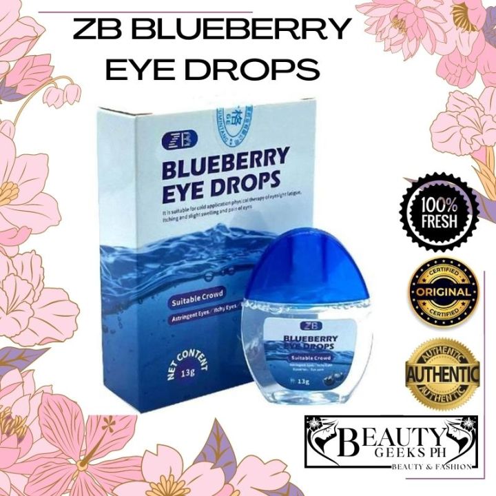 Original Blueberries Eye Drops for Clear Vision Dry Eyes Congestion ...