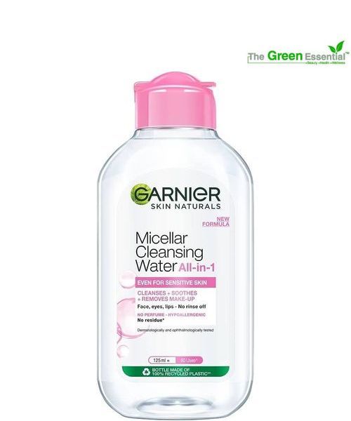 Garnier Micellar Cleansing Water All In 1 Pink 125ml Pink Micellar ...