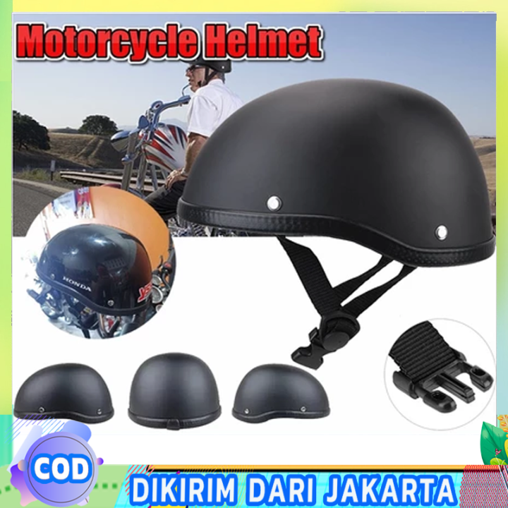 Harley Retro Helmet Helm Sepeda Motor Harley Davidson HDCI Helm Chip ...