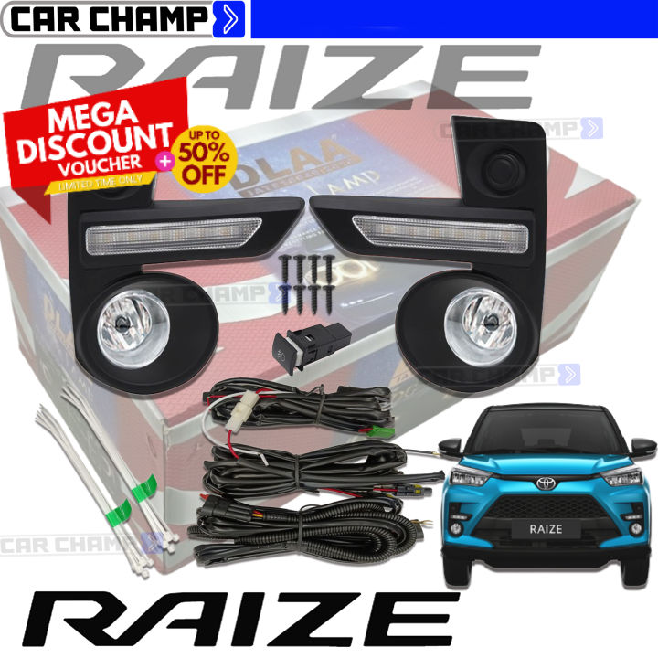 Toyota Raize 2020 to 2025 Genuine DLAA Fog Light / Foglight / Foglamp Assembly WITH DRL ...