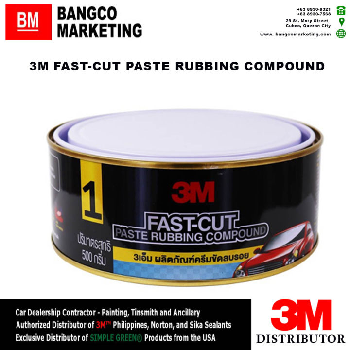 3m Fast Cut Rubbing Compound 500g | Lazada PH
