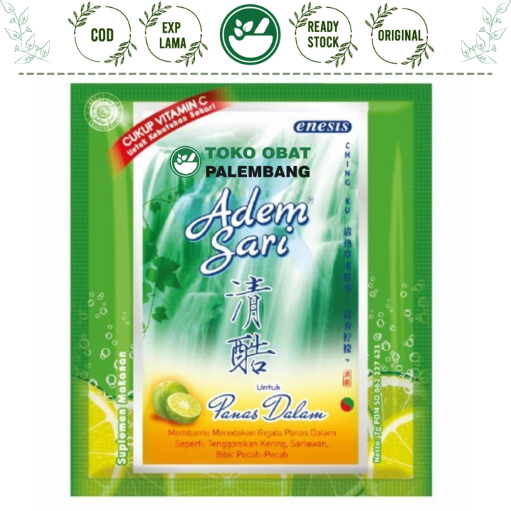 ADEM SARI 1 SACHET ADEMSARI MINUMAN PANAS DALAM ADEM SARI ENESIS VIT C ...