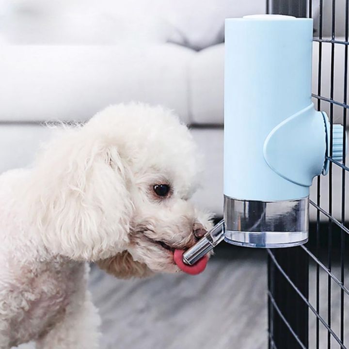 FANGAN Water Drinking Automatic Puppy Dog Cat Kettle Hanging Cage ...