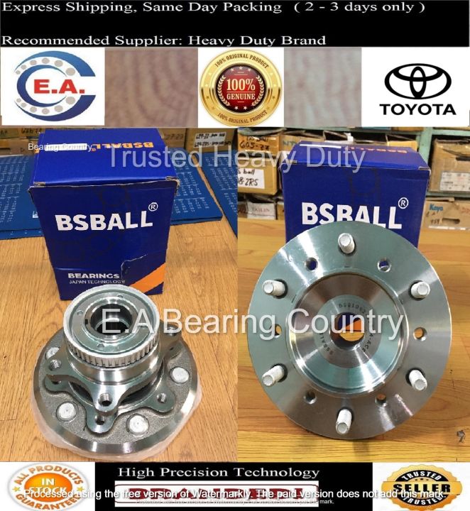 (FRONT) TOYOTA HIACE wheel hub bearing 54kwh02 Toyota hiace front wheel ...