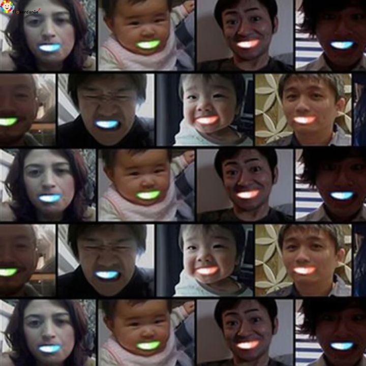 Flashing Glow LED Mouthpiece Teeth Light for Halloween Party Tools ...