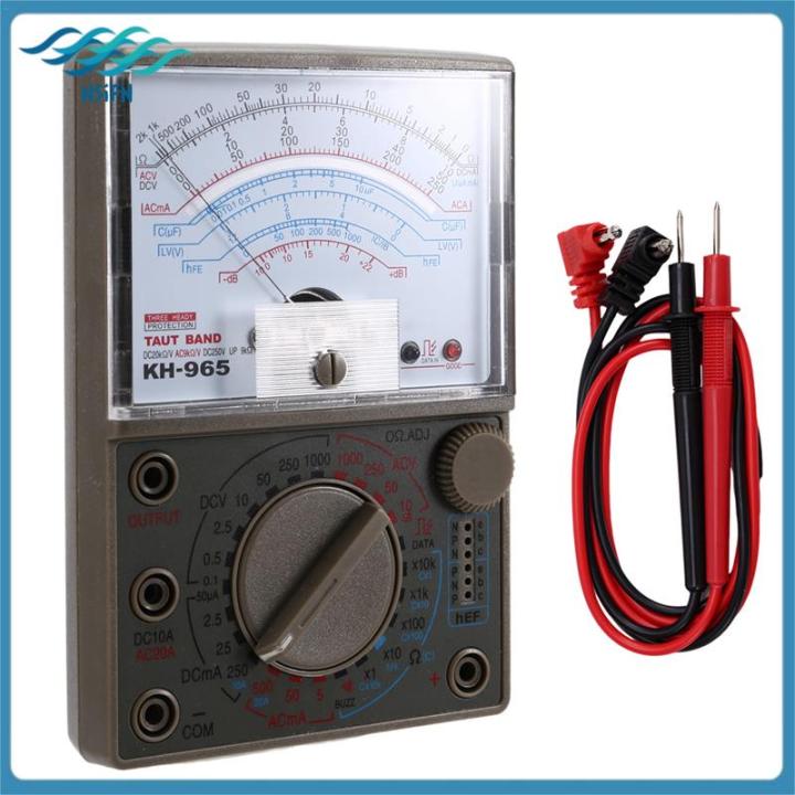 -965 Analog Multimeter Mechanical Pointer Meter AC/DC Voltage Current ...