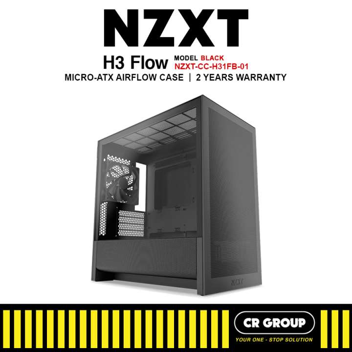 NZXT H3 Flow (2025) PC Case - Black/White (2Yrs NZXT Warranty) | Lazada ...