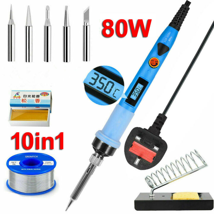 [Fast delivery]2023 New Soldering Iron Kit, 80W 220V Digital LCD Solder ...