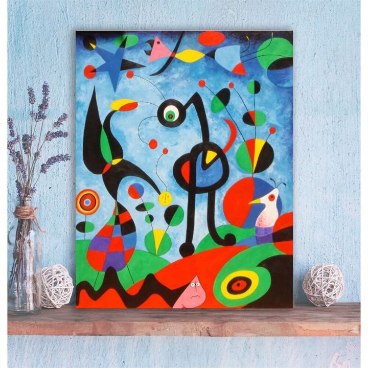 Wall Decor The Garden 1925 By Joan Miro Famous ArtWork Reproductions ...