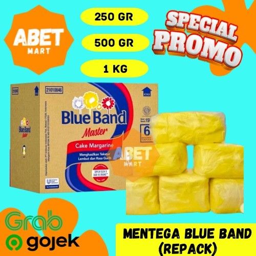 Blue Band Master 250 500 gr 1 kg - Repack Margarin BlueBand Mentega ...