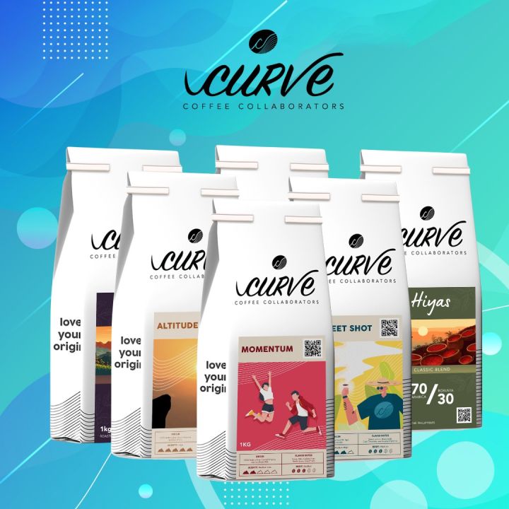 Curve Classic and Premium Blend Coffee Beans 1KG | Lazada PH