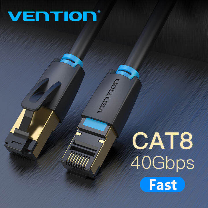 【COD】Vention Cat8 Ethernet Cable SFTP 40Gbps Super Speed RJ45 Network ...