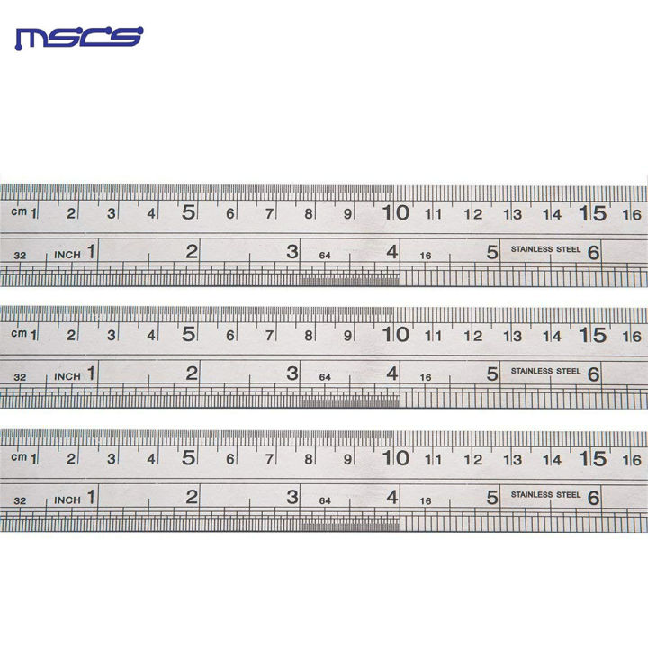 Stainless Steel Measuring Long Straight Ruler (15cm 30cm 60cm) | Lazada ...