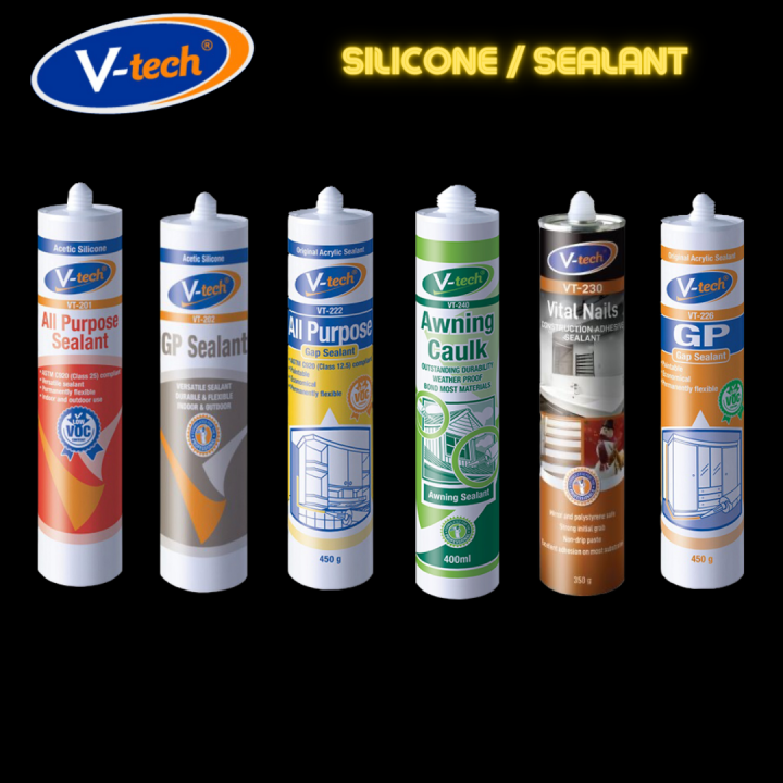 Vtech VT202 VT222 VT230 VT240 VT268 Silicone Acetic Sealant / Vital ...