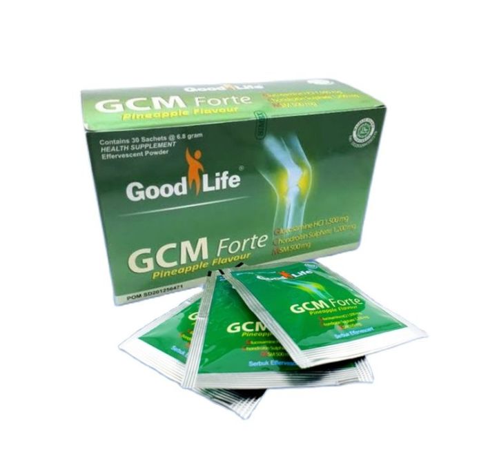 GCM Forte Box 30 Sachet / 10 Sachet - Glucosamine Kesehatan Sendi ...