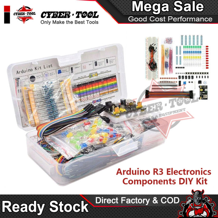 830 Breadboard Set Tie-points Breadboard Set Electronic Component Basic ...