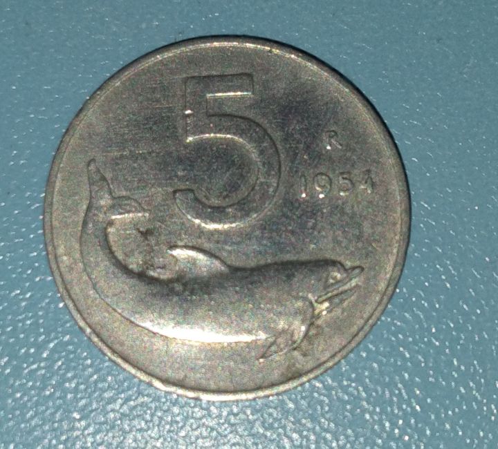 ITALY 5 LIRE 1954 REPVBBLICA ITALIANA COIN (CIRCULATED) | Lazada