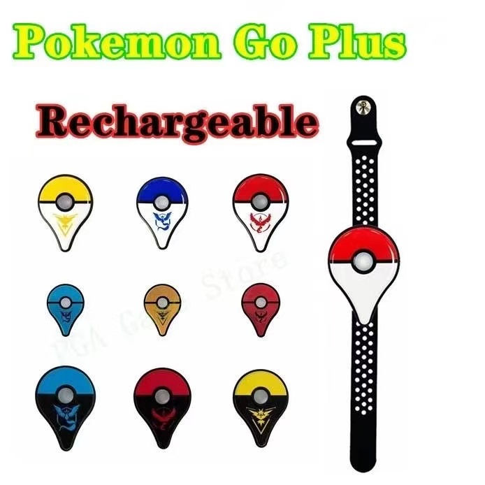 Rechargeable Pokémon bracelet Pokemon Go Plus Pokemon Go Plus automatic ...