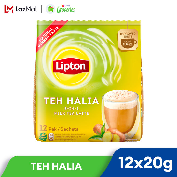 Lipton Milk Tea 3in1 Teh Halia 12s x 20g | Lazada