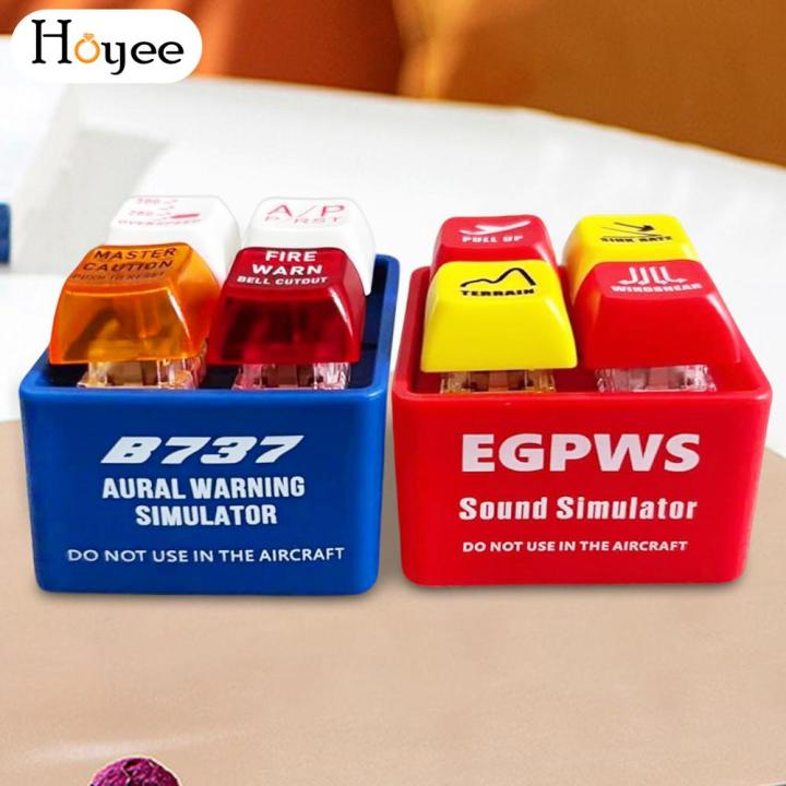 Airplane Emergency Alert Keychain - Boeing 737 EGPWS Warning Simulator ...