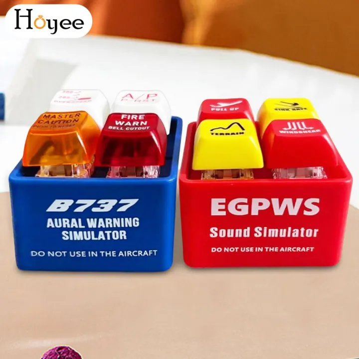 Airplane Emergency Alert Keychain - Boeing 737 EGPWS Warning Simulator ...