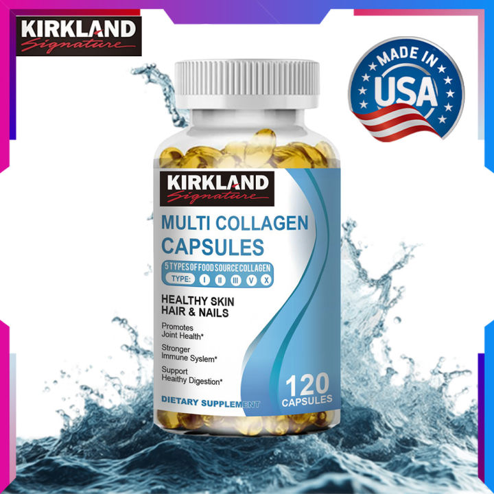 KIRKLAND Collagen Capsules Beauty and skincare, scar repair ...