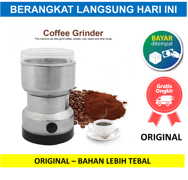 Alat Mesin Gilingan Kopi Nima PENGHANCUR BIJI Penggiling Penghalus ...
