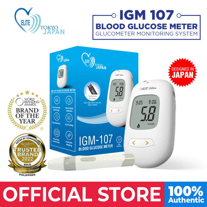 Elite Tokyo Japan Blood Glucose Meter Glucometer Monitoring System ...
